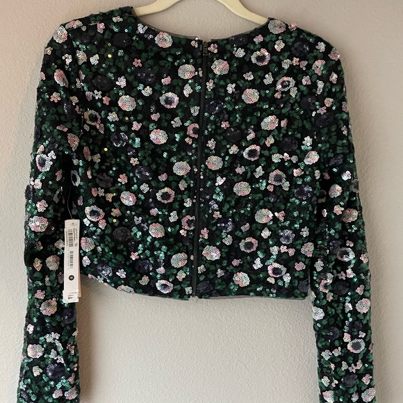 Aqua | Tops | Sequined Zendaya Collab Top | Poshmark